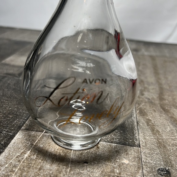 Avon | Accents | Vintage Avon Bottle 97s Avon Lotion Lovely Clear Glass ...